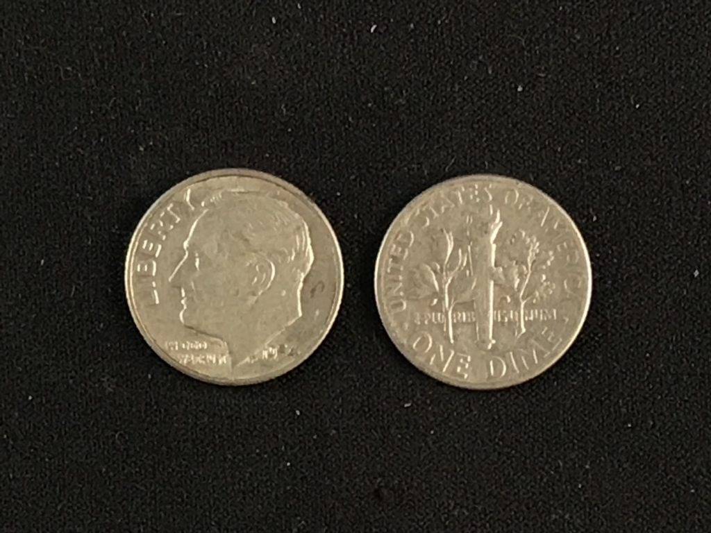 MKS Coin Gaffs - 1 Dime Eisenhower [Silver]